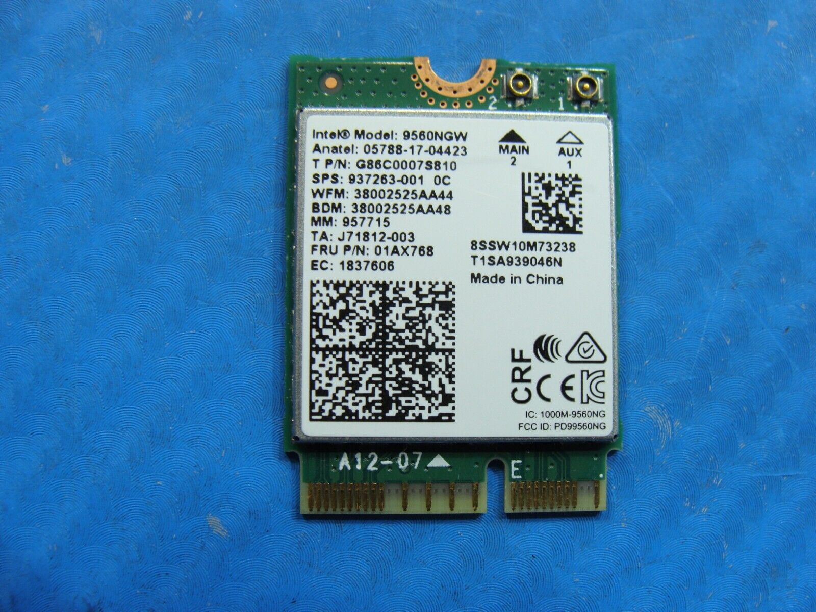 Asus ROG Strix GL531GU-WB53 15.6" WiFi Wireless Card 9560NGW