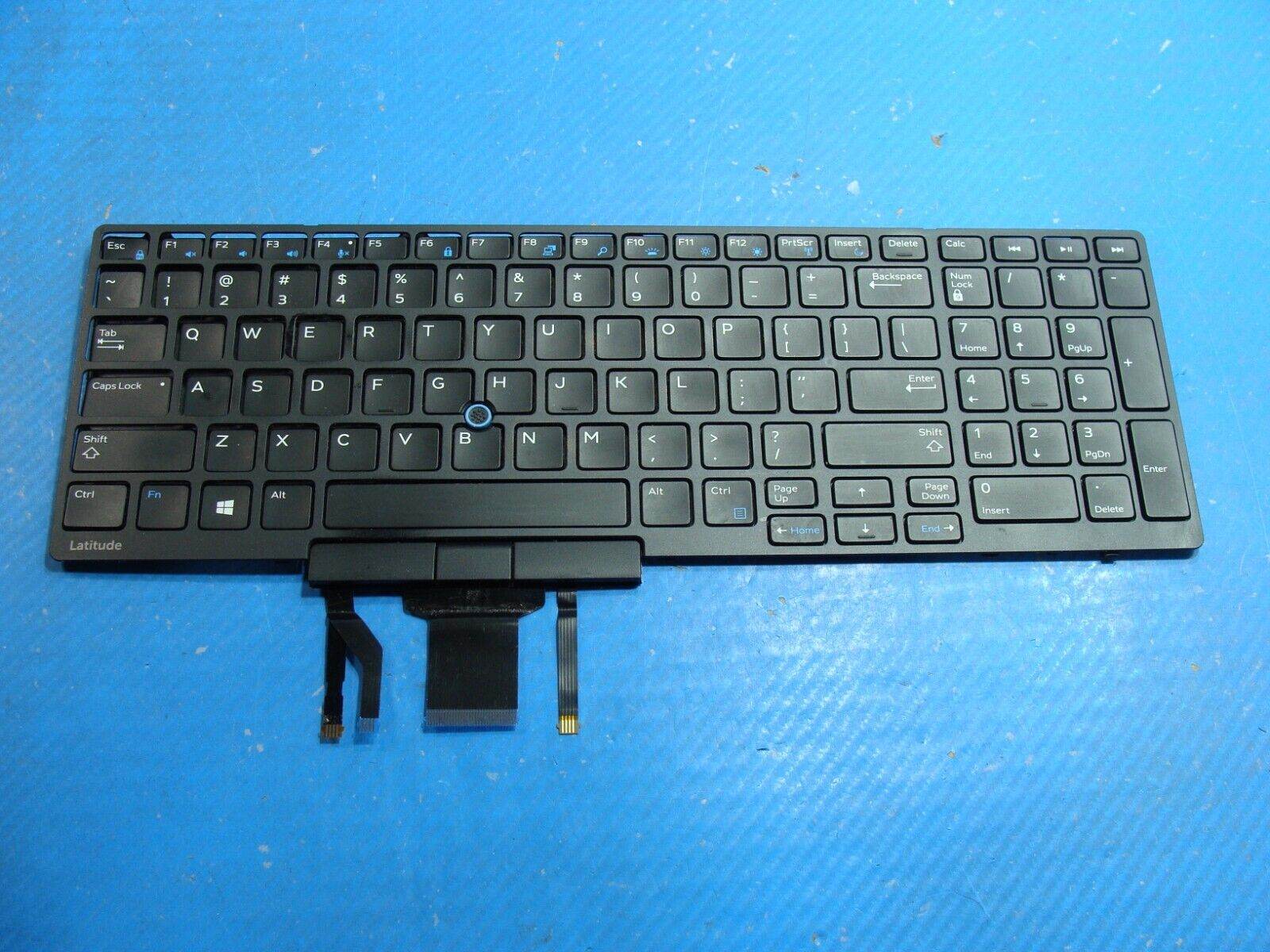 Dell Latitude 15.6” 5580 Genuine Laptop US Backlit Keyboard 383D7 ...