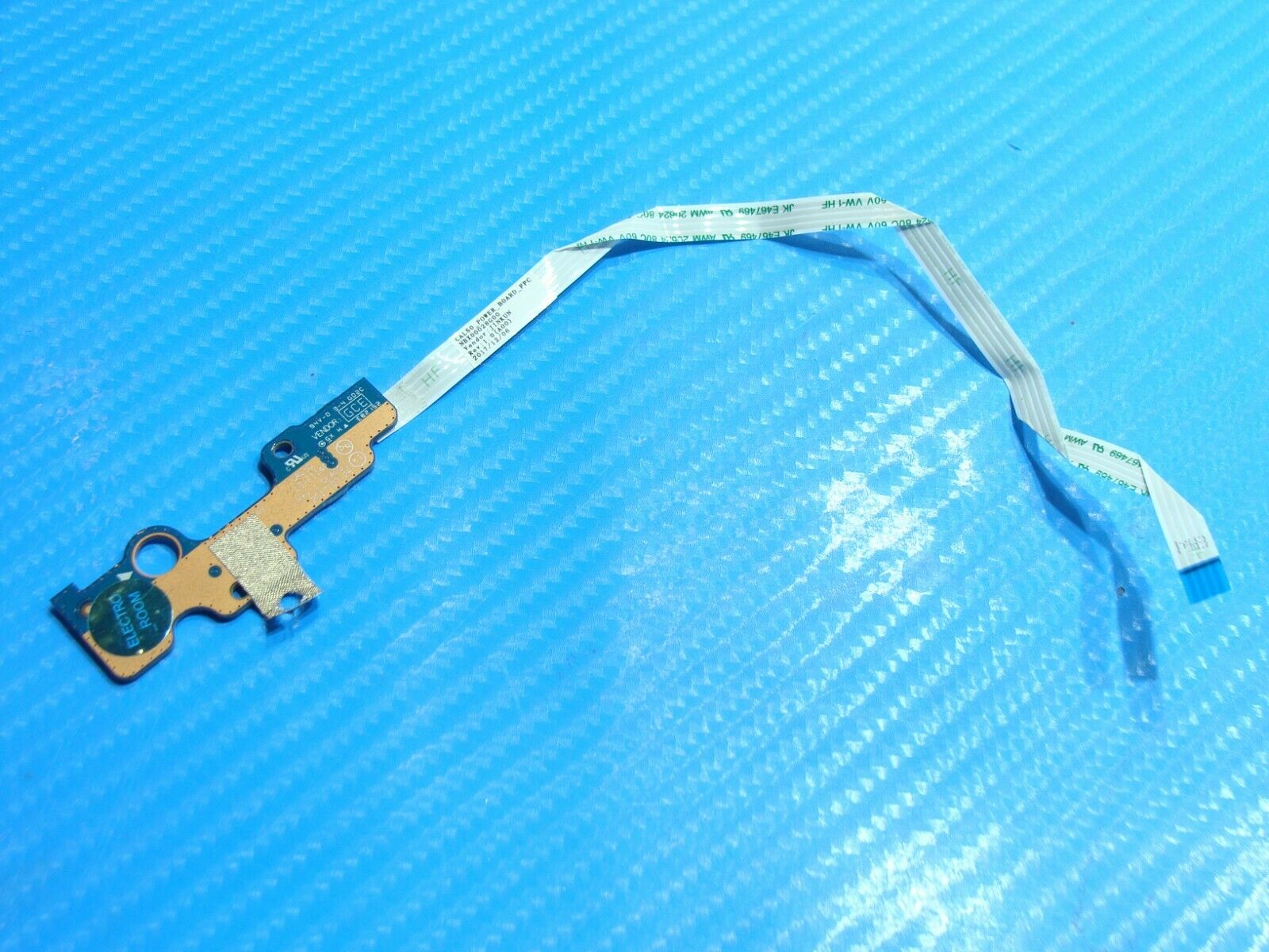 Dell Inspiron 15.6" 5570 Genuine Laptop Power Button Board w/Cable LS-F114P