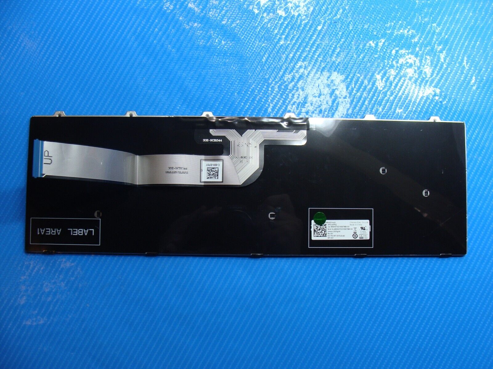 Dell Latitude 3570 15.6" Genuine US Keyboard KPP2C 490.00H07.0C01