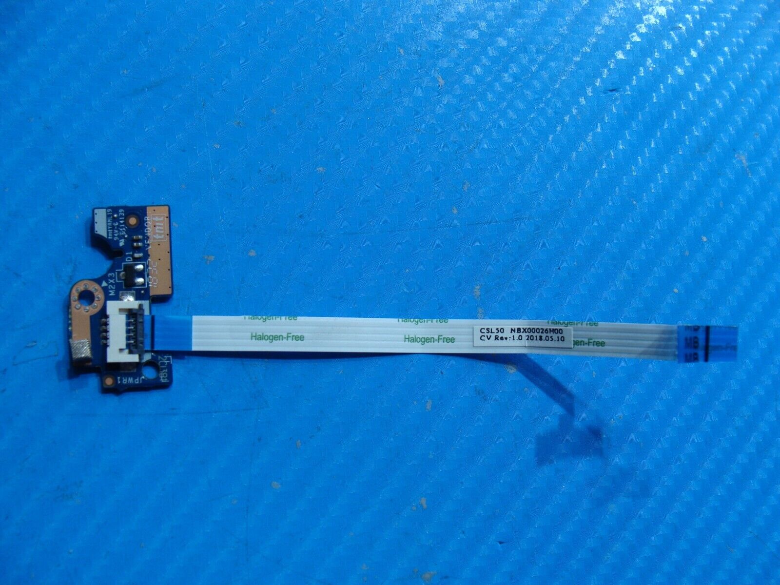 HP 250 G6 15.6" Genuine Laptop Power Button Board w/Cable LS-E791P