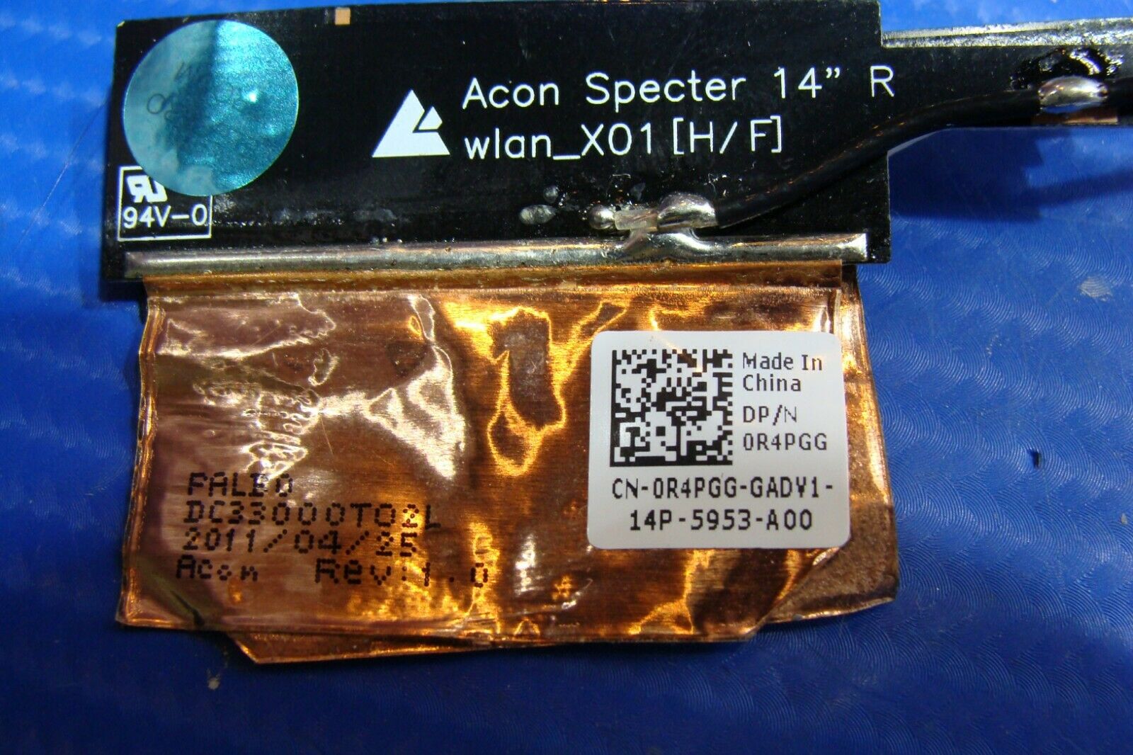 Dell Alienware 14" M14x R1 OEM Wifi Wireless Antenna V9T7K R4PGG GLP*